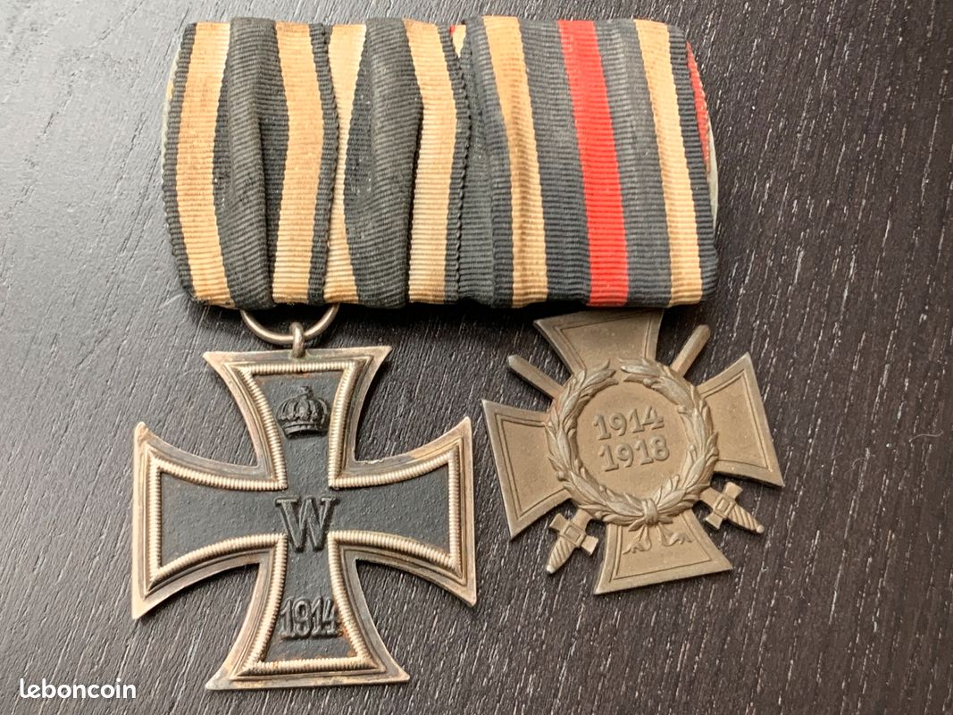 Eisernes Kreuz EK2 1914 + Croix Hindenburg militaria allemand - Collection