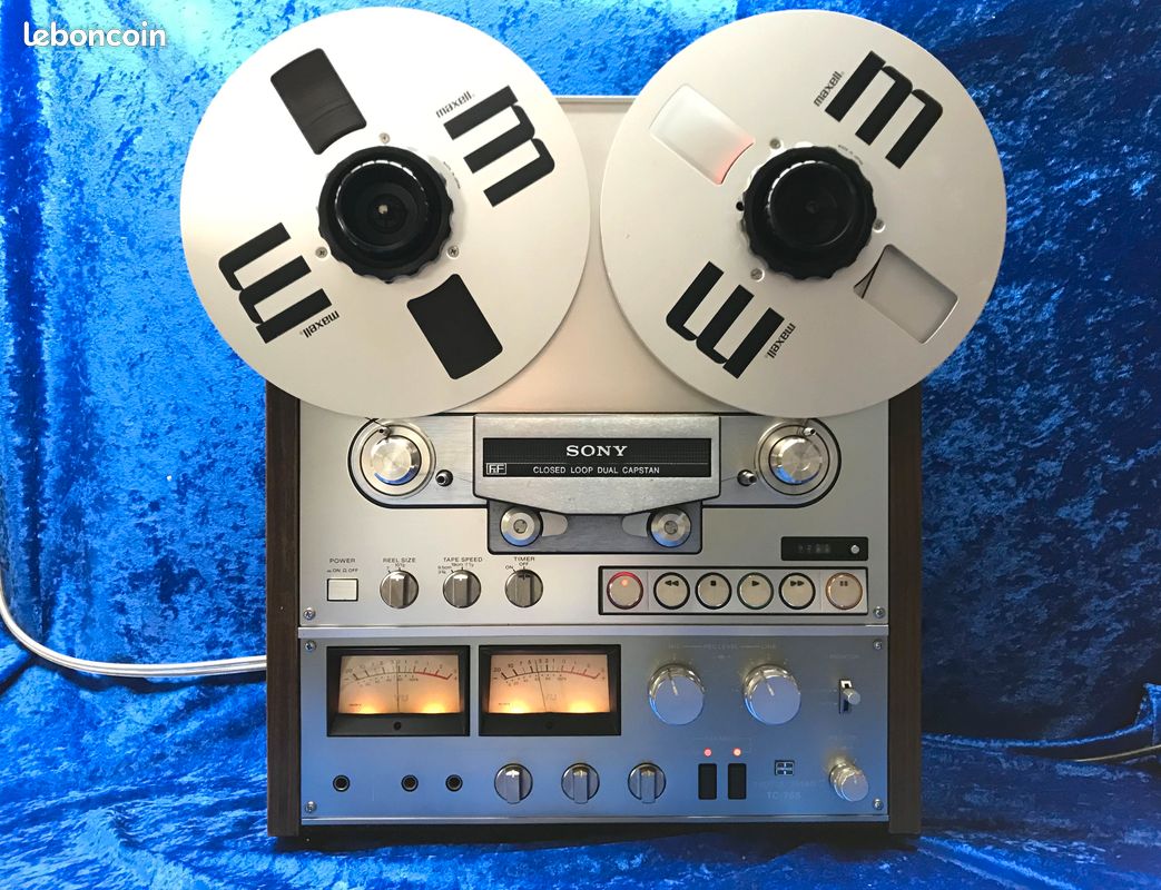 Magnétophone à bande SONY TC-765 - 9,5 / 19 cm/s - 4 pistes - Garanti ...