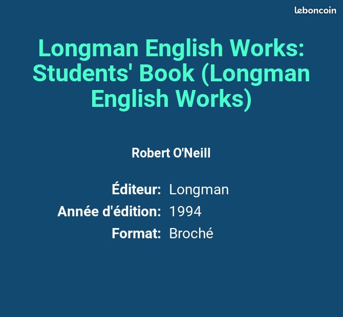 Longman English Works: Students' Book (Longman English Works) - Robert ...