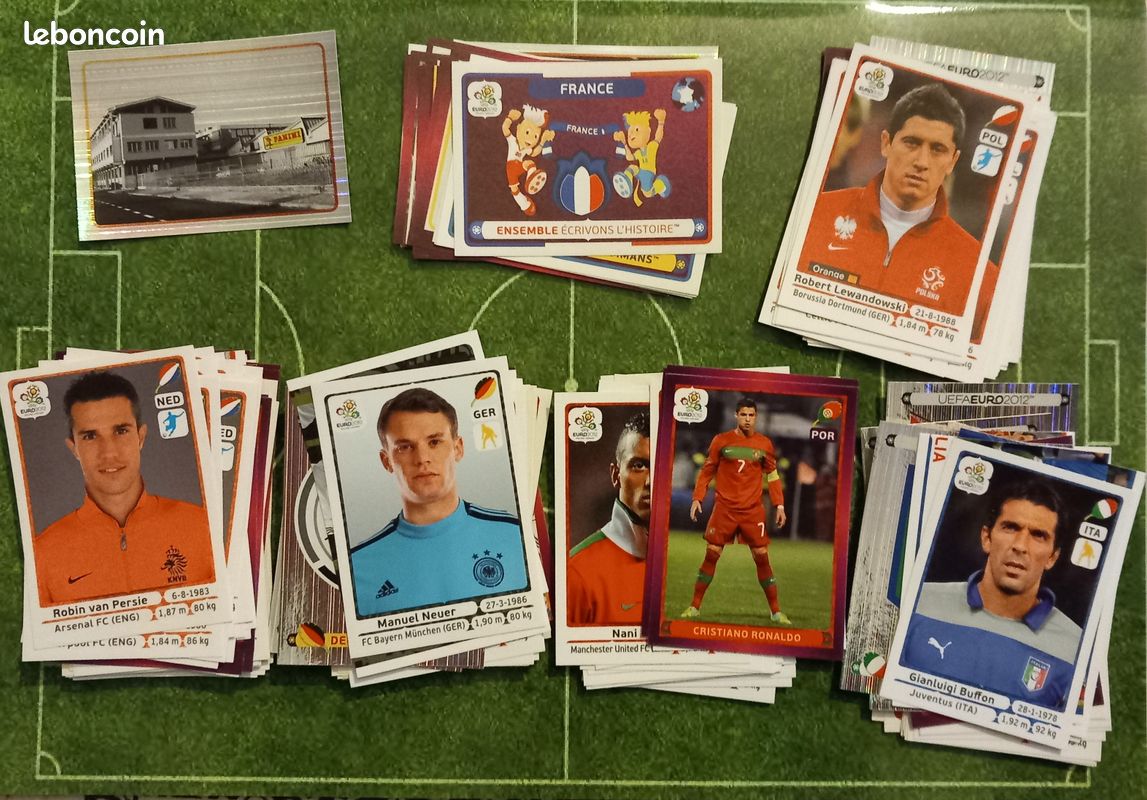 Images originales panini Euro 2012 - Collection