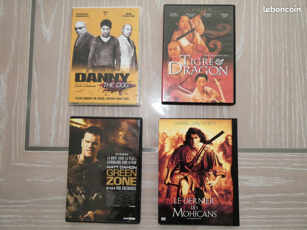 Lot 4 DVD Action - Jet Li, Matt Damon Morgan Freeman... - DVD - Films