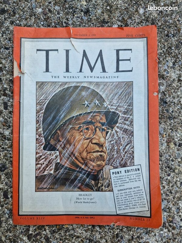 US ARMY Magazine Time 1944 WW2 - Collection