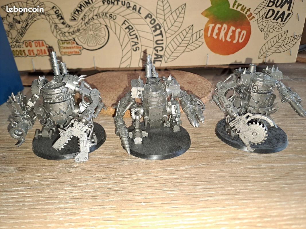 Lot figurines Orks 6 Boit'Kitu + 3 Meks figurines pré assemblées ...