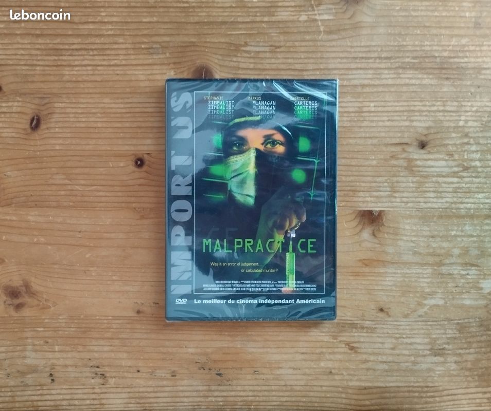 DVD Neuf Sous Blister - Malpractice avec Stéphanie Zimbalist et Markus ...