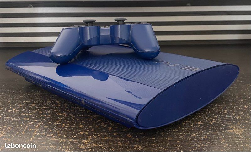PS3 Slim Blue 500 Go - Consoles