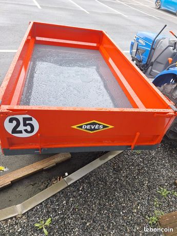 Remorque micro tracteur d'occasion - Matériel agricole - leboncoin