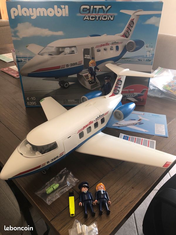 Playmobil CITY Action 5395 l’ Avion - Jeux & Jouets