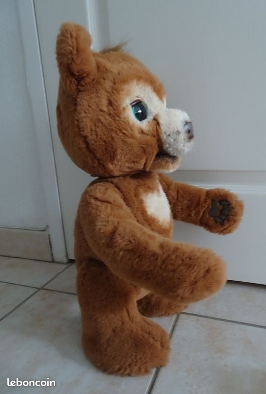Hasbro FurReal l’Ours curieux intéractif Cubby, complet dans sa boite d ...