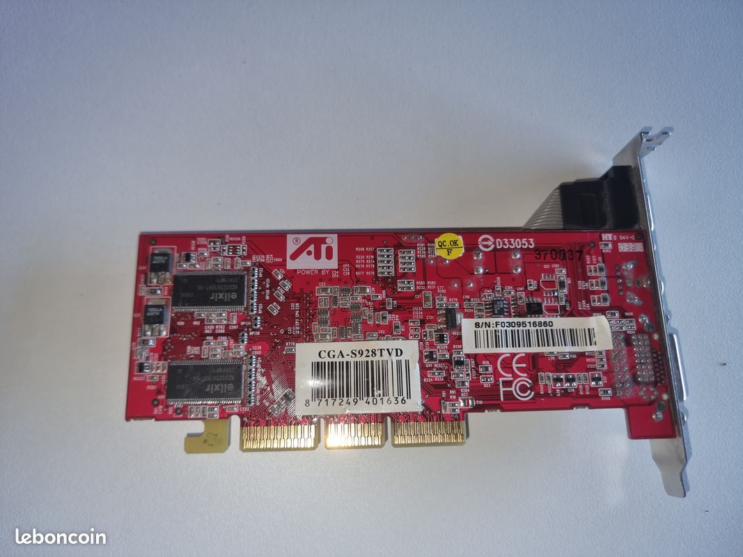 Carte graphique CLUB 3D ATI RADEON 9200 SE CGA-S928TVD - 128Mo - AGP ...