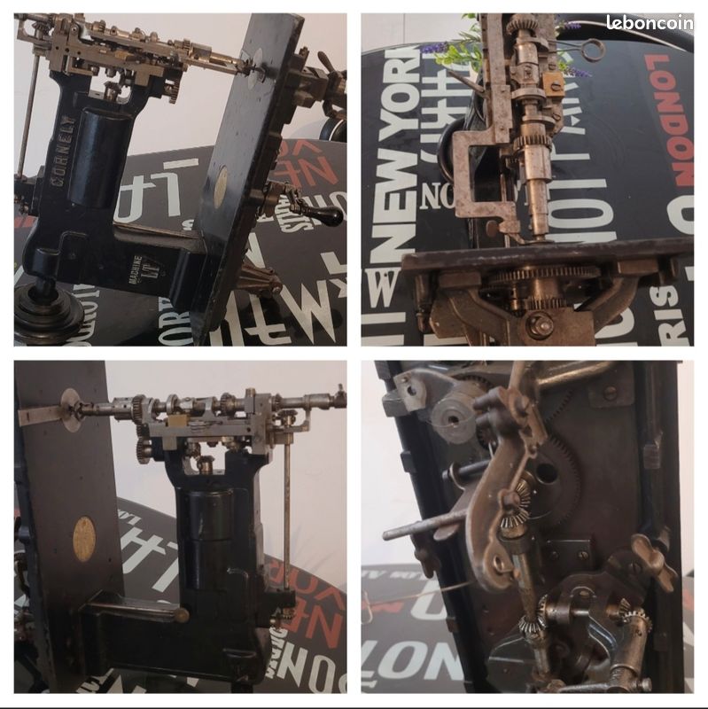 MACHINE à broder Cornely - Équipements industriels