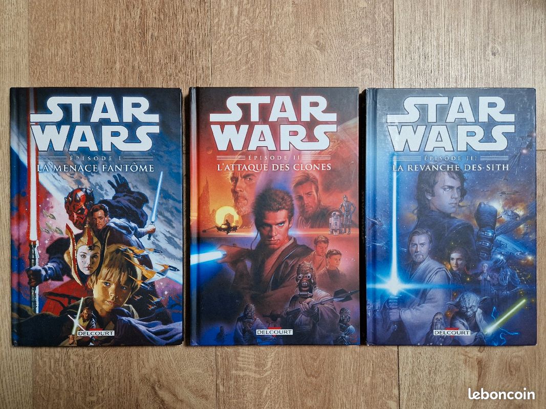 Star Wars Lot Episodes 1 & 2 & 3 Delcourt 2015 - Livres