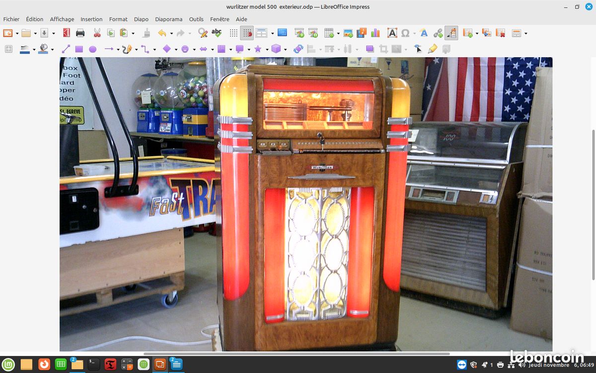 Jukebox Wurlitzer Model 500 - Autres services