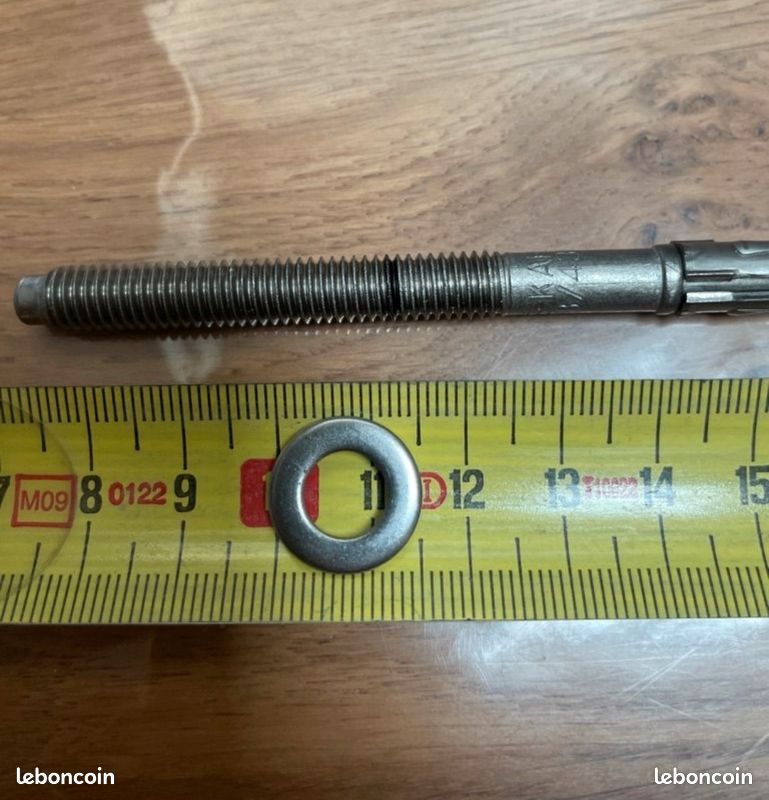 Goujons d'ancrage inox A4 8x100mm - Bricolage