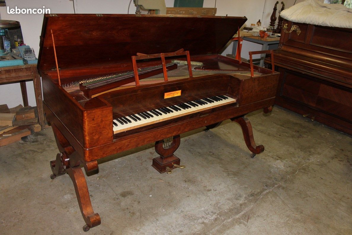 Piano pianoforte carré Ignace Pleyel 178 x 79 cm de 1848 - Instruments ...