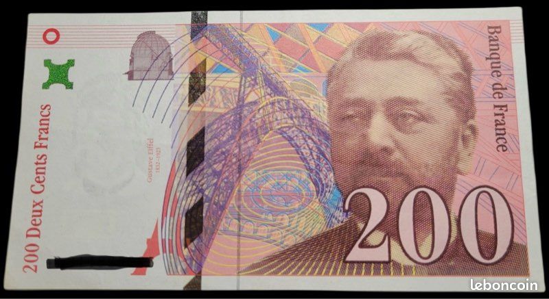 Billet 200 franc 1996 - Collection