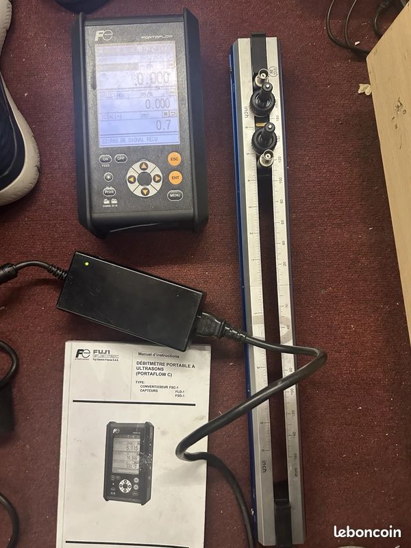 FUJI ELECTRIC FSCS10B2-00Y PORTAFLOW-C Ultrasonic Flow Meter ...