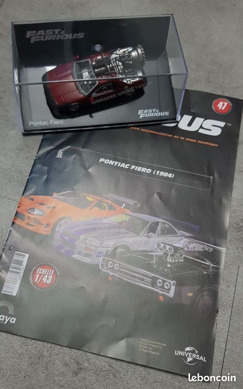 Voiture Fast & Furious N°47 Pontiac Fiero (1984) En état neuf🎄🎁 ...