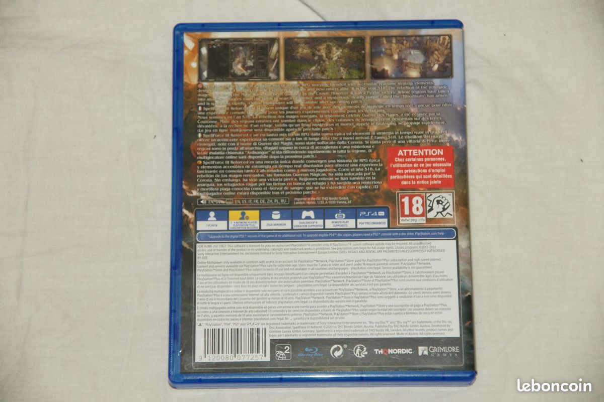 SPELLFORCE III reforced ps4 - Collection