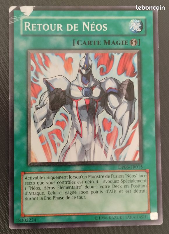 Carte Yu-Gi-Oh - Retour de Néos DP06-FR015 1996 - Collection