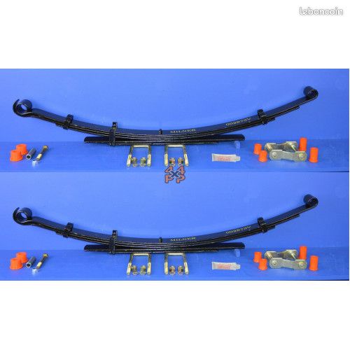 2 KITS RESSORT A LAMES COMPLET AVANT OU ARRIERE NEUF 4x4 ET PICKUP ...