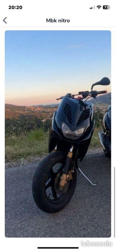 Nitro aerox noir mbk - Motos