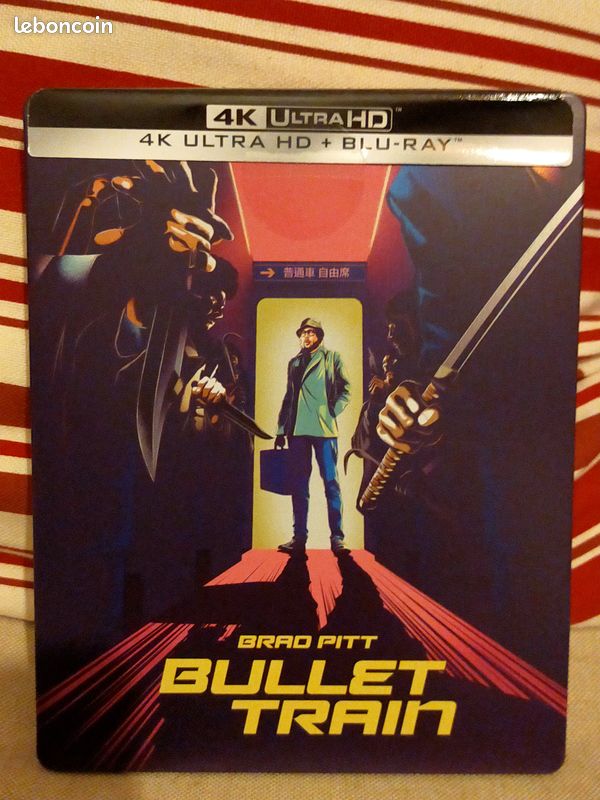 Steelbook 4k+blu-ray Bullet train Brad Pitt excellent - DVD - Films