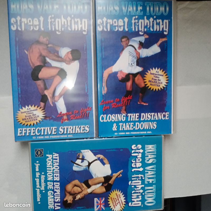 6 VHS de Marco ruas vale tudo - DVD - Films