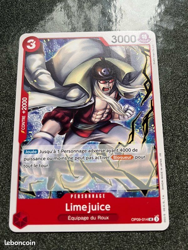 Carte One Piece, PRB02 The Best 2, OP09-014 Limejuice (unco) - Collection
