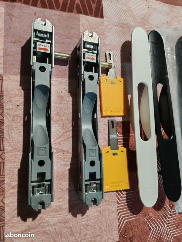 Poignée cuvette coffre serrure neuve pour coulissant aluminium - Bricolage