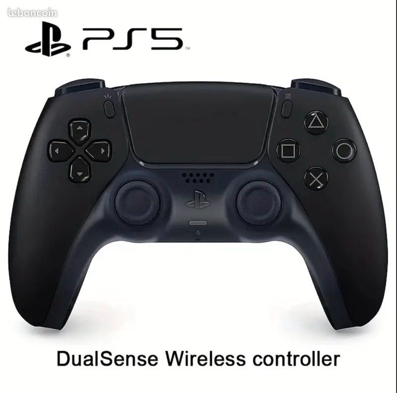 Manette PS5 Noire - DualSense - Consoles