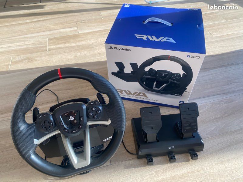 Volant de course Racing Wheel Apex - HORI - PC, PS4 et PS5 - Pédales ...