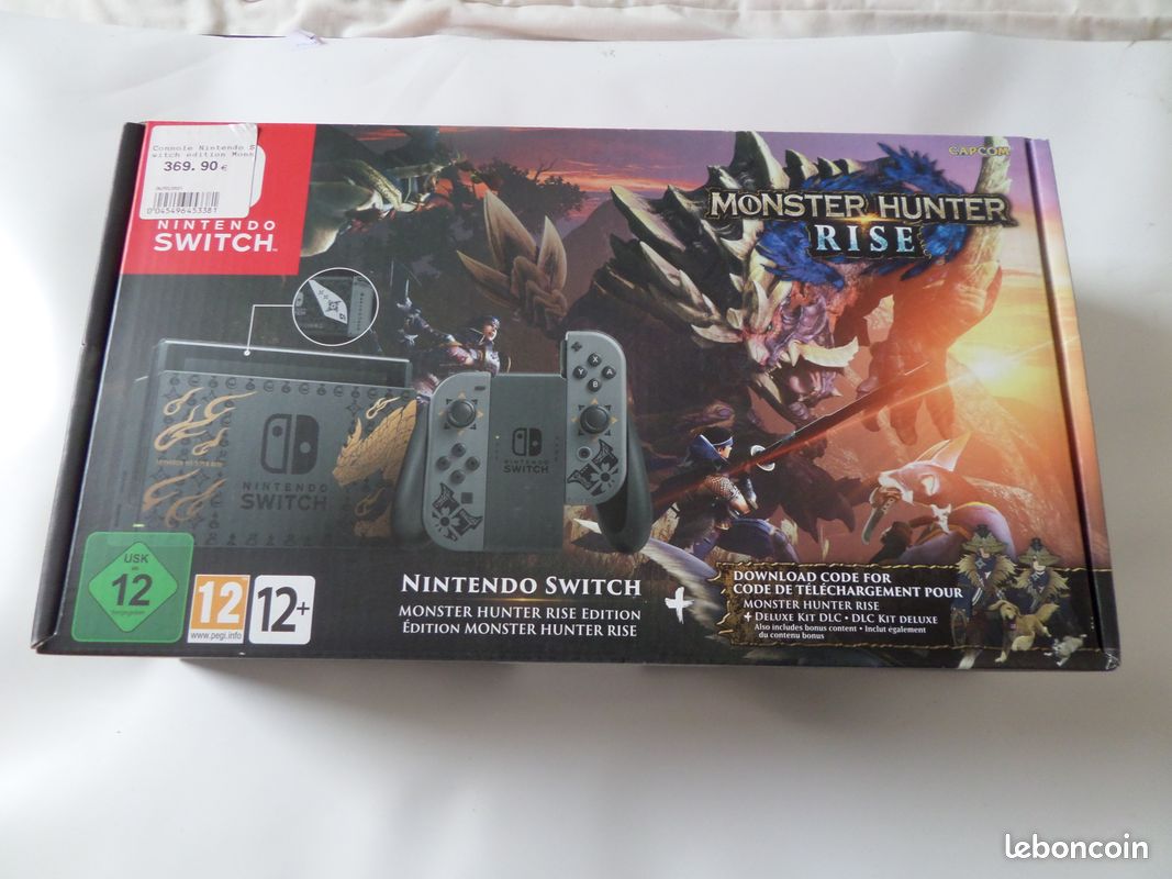Console switch monster hunter edition limitee neuve - Consoles
