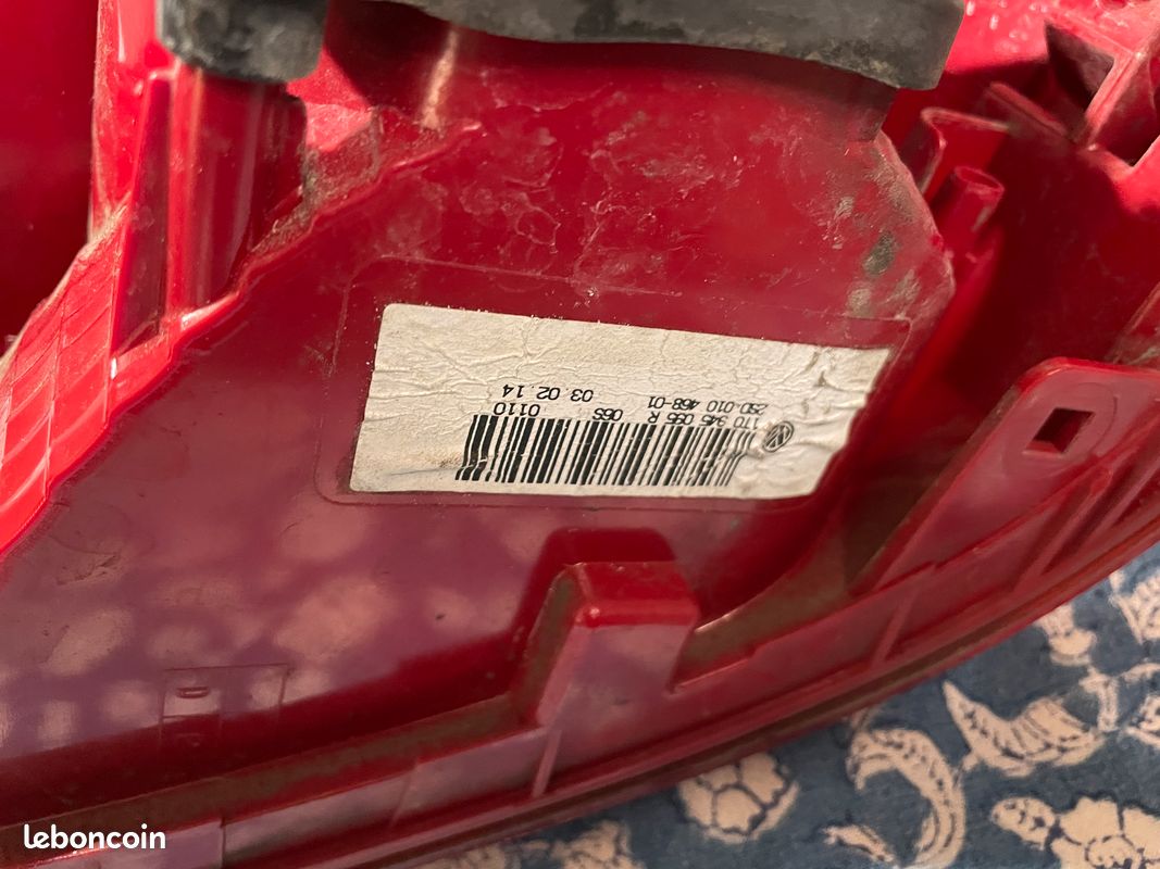 Touran Mk2 MPV 09/2010-2015 Feu Arrière Latéral Gauche - Équipement auto
