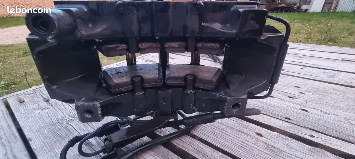 Kit gros frein etrier brembo 8 pistons rs3 rs4 rs5 rs6 r8 , golf gti ...