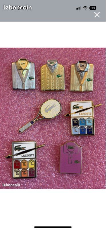 Pin’s Roland Garros arthus Bertrand Lacoste - Collection