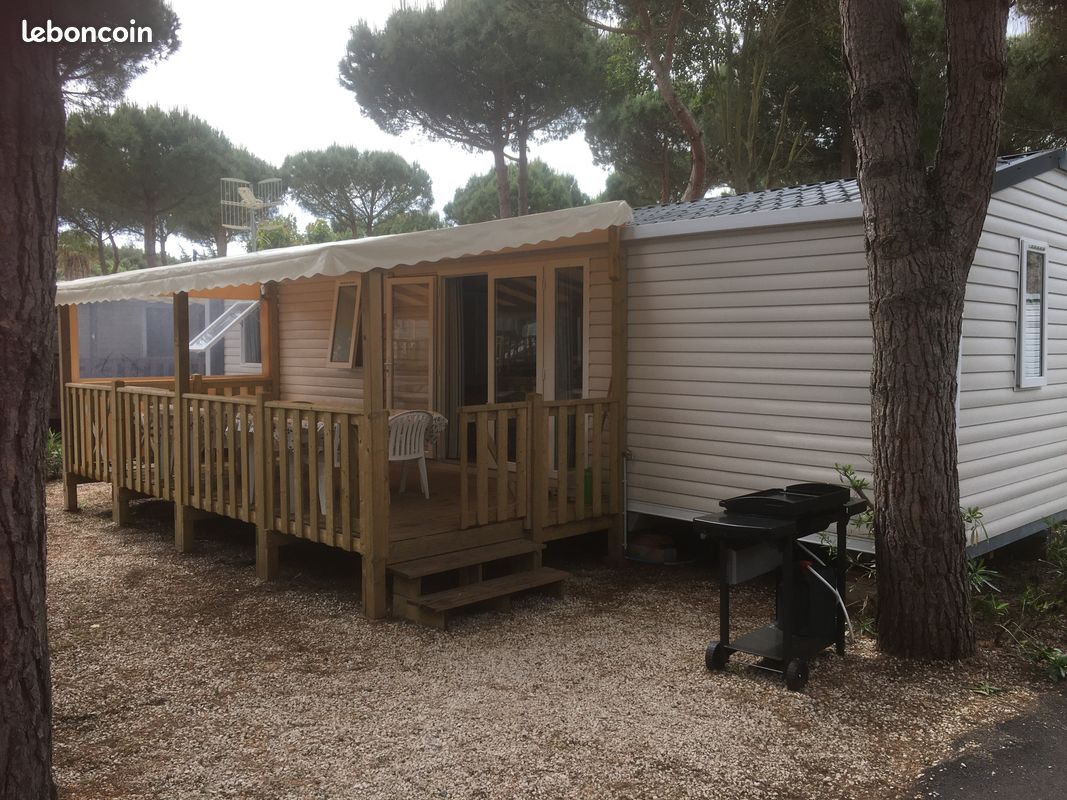 Camping les sables d’or mobilhome 4 chambres 8 personnes - Locations ...