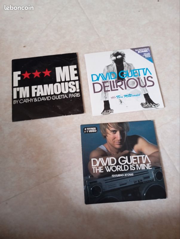 Lot singles David guetta - CD - Musique