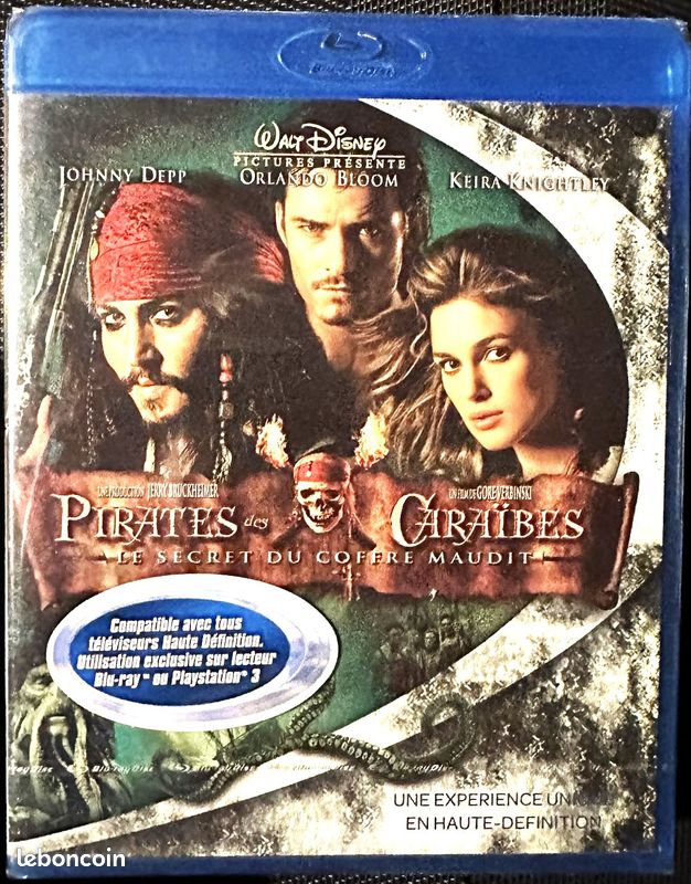 Blu-ray NEUF "Pirates des Caraïbes" (Le secret du coffre maudit) - DVD ...