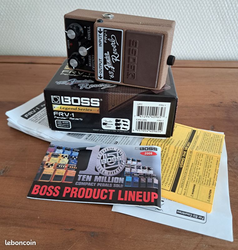 BOSS '63 Fender Reverb FRV-1 - Instruments de musique