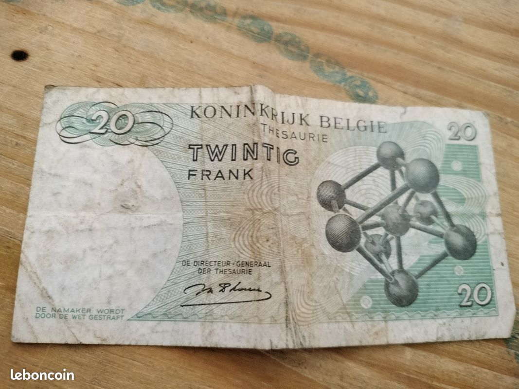 Billet de banque belge - Collection