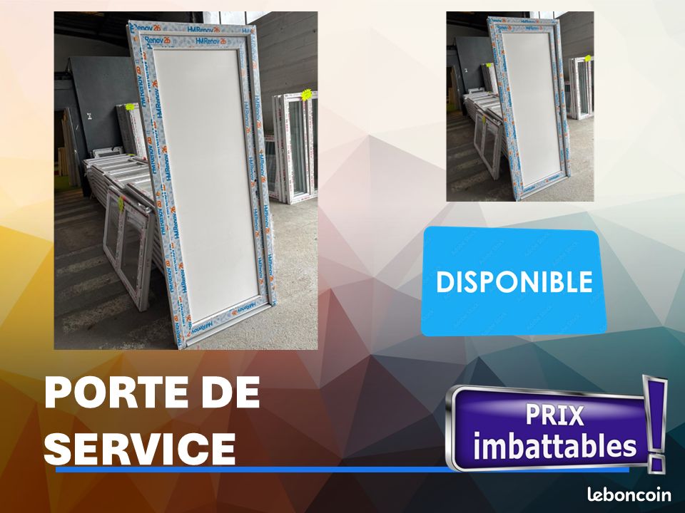 Porte PVC neuve - Bricolage