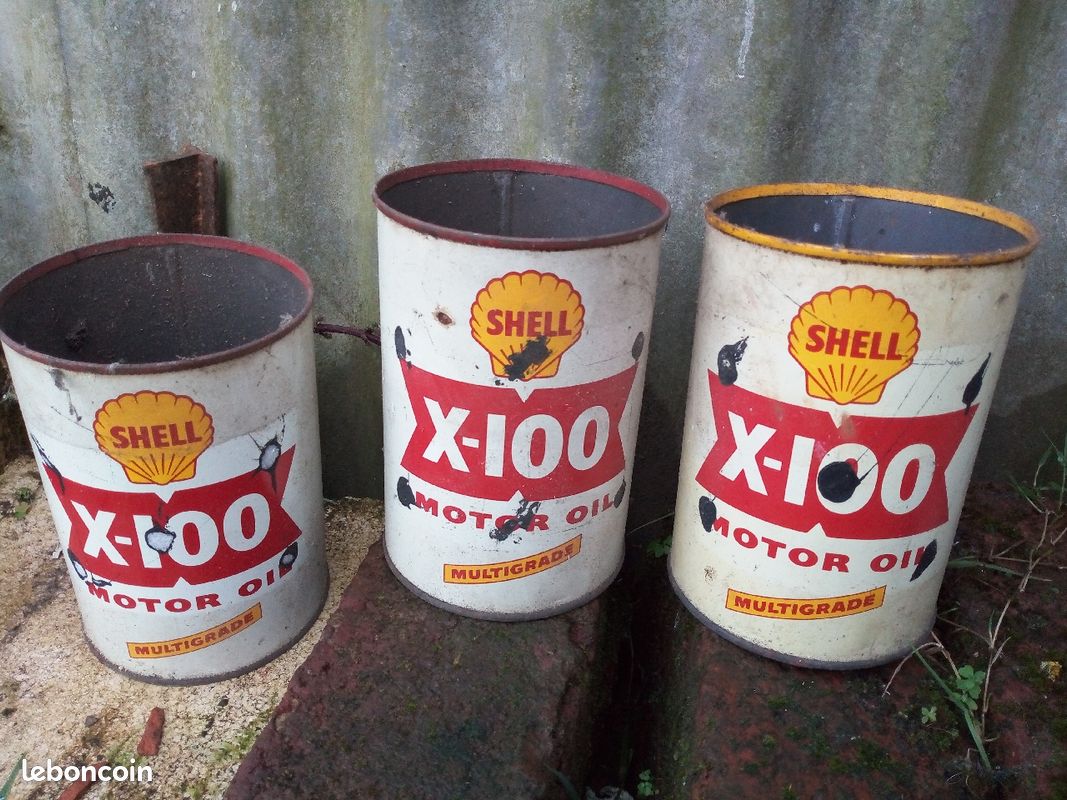 Lot bidons shell - Collection