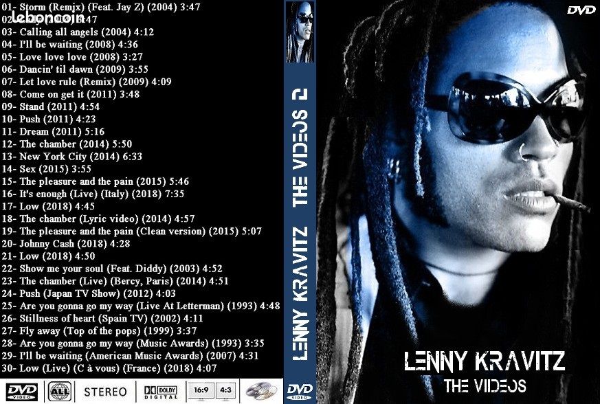 Lenny Kravitz DVD Music video (Volume 2) - DVD - Films
