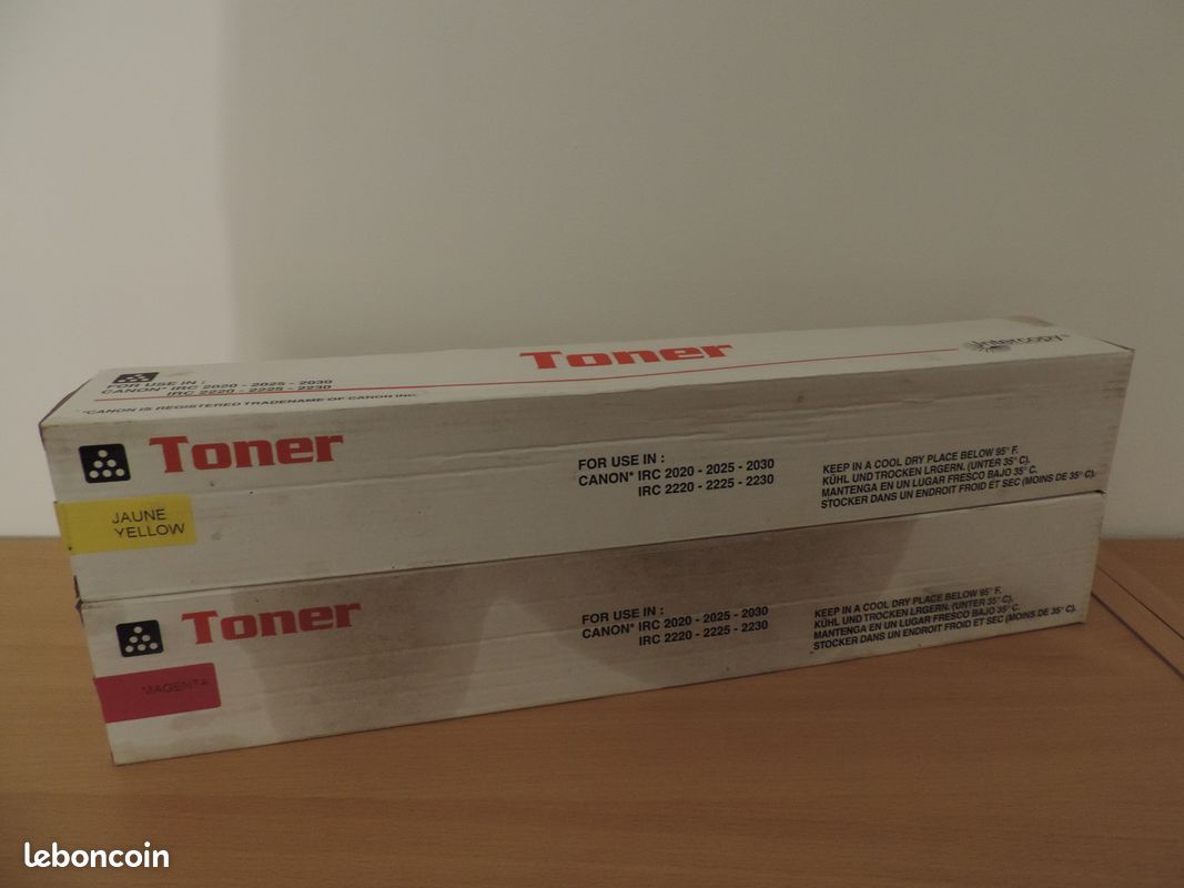 Lot de 2 toners Intercopy pour Canon IRC 2020 - Équipements ...