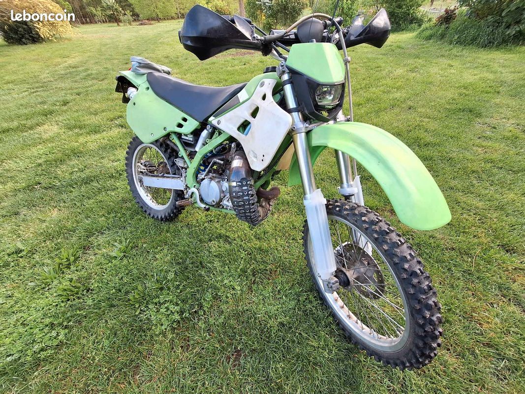 KDX 125 SR 2002 CT ok préparé enduro + pièces d'origine - Motos