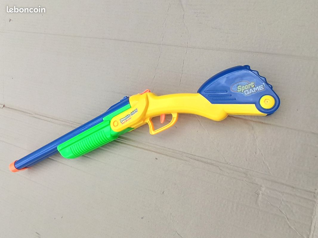 Fusil NERF Double Shot Dart Blaster (Buzz Bee) - Jeux & Jouets