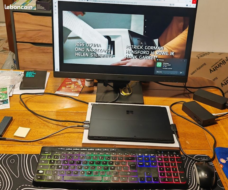 Station d'accueil Microsof Surface DOCK-1 - Accessoires informatique