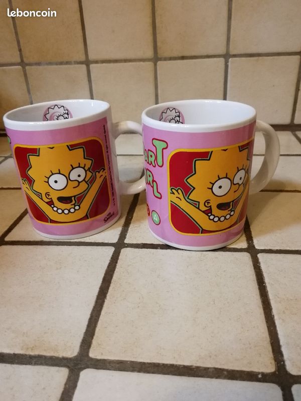 Lot de 2 mugs Simpsons "Lisa" - Collection