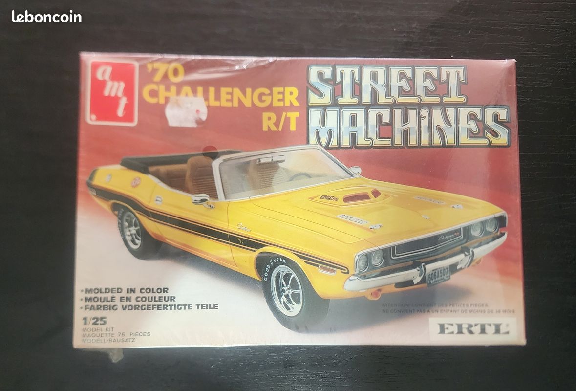 Amt '70 Dodge Challenger R/T maquette - Kit Street Machines 1:25 - Neuf ...