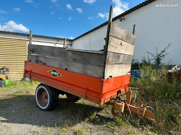 Remorque micro tracteur d'occasion - Matériel agricole - leboncoin